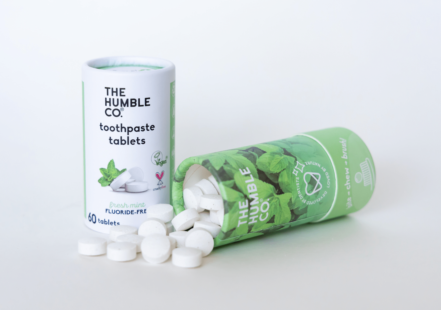 Toothpaste tablets fluoride-free – The Humble Co.