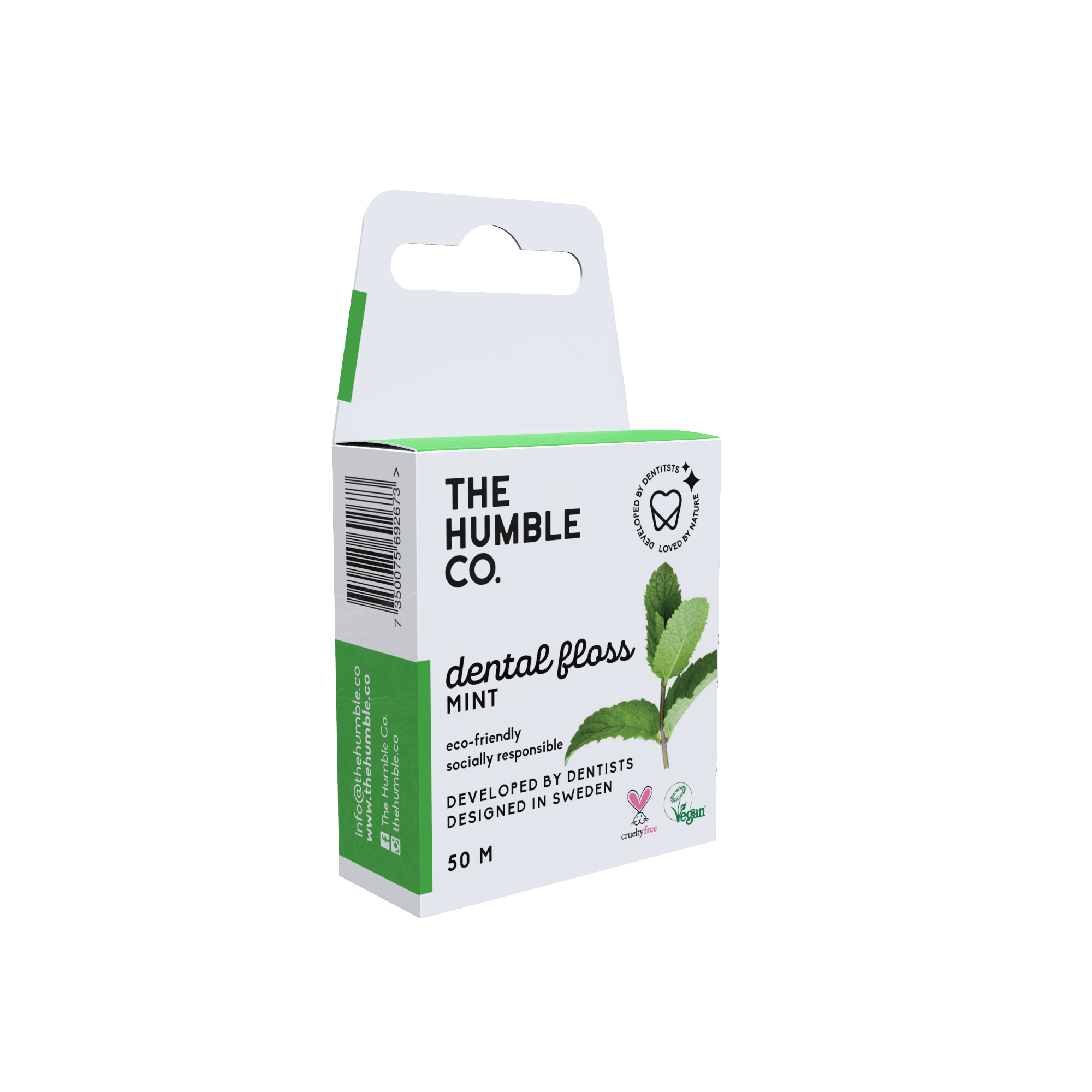 Dental Floss | Fresh Mint 50 m | The Humble Co.