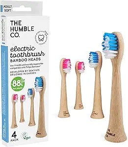 Electric Bamboo Replaceable Head - 4 pack – humble-usa